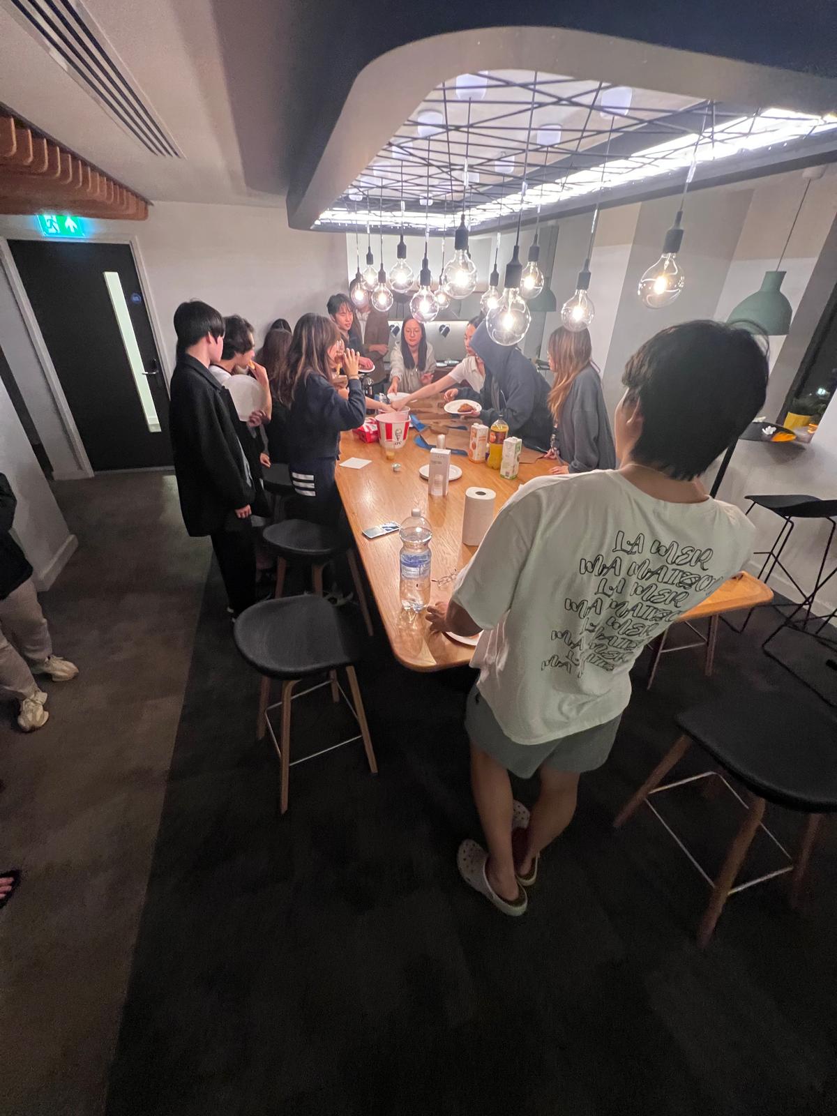 Boarding Pizza Night